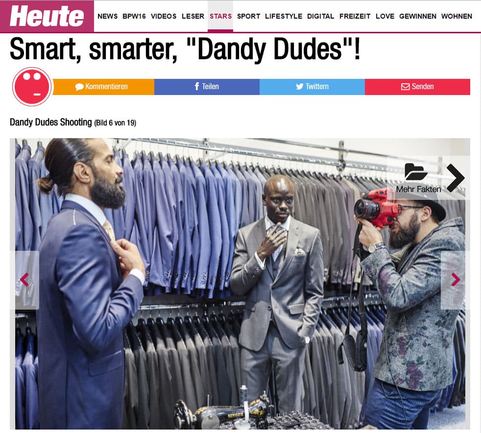 Smart, smarter, "Dandy Dudes"! • STURM Herrenausstatter Wien